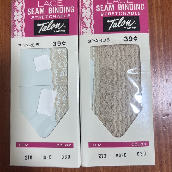 Talon | Other | Vintage Talon Lace Seam Binding Bone | Poshmark